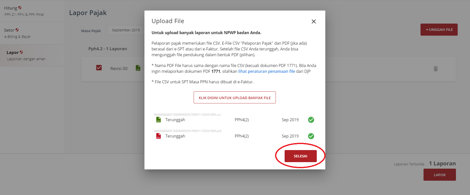 Cara Melaporkan SPT Masa Menggunakan File CSV dan PDF Cara Melaporkan SPT Masa Menggunakan File CSV dan PDF